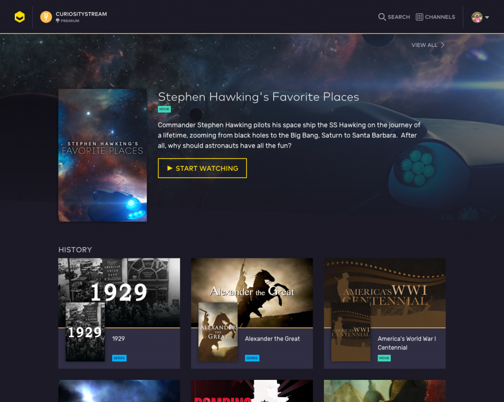 CuriosityStream Teams with VRV, Bringing Award-Winning Documentary ...
